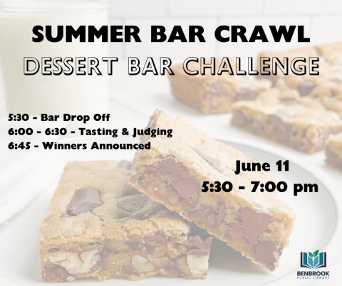 Summer Bar Crawl: Dessert Bar Recipe Challenge | Benbrook Public Library